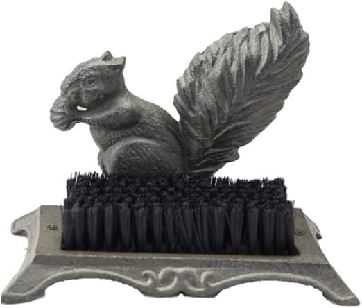 Amazon.com: Midwest Craft House Cast Iron Squirrel Shoe Cleaner Mud ...