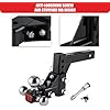 Amazon.com: TYT Adjustable Trailer Hitch Ball Mount, Tri-Ball (1-7/8" X ...