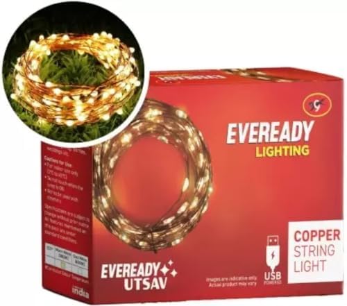 Buy XERGY USB 50 LED 5 Meter Waterproof Fairy String Lights for Diwali ...