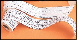 Handwriting Connections: Alphabet Desk Strips - One Roll Cursive ...