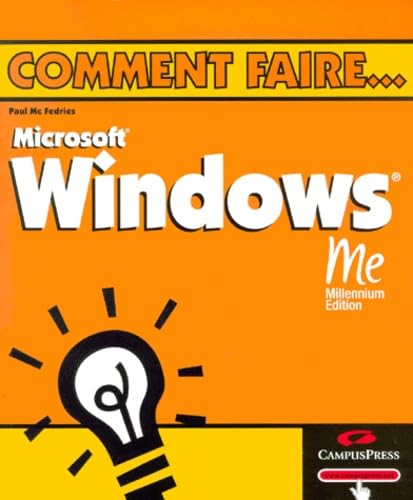 Amazon.com: Windows Me Millennium Edition: 9782744009990: Paul ...