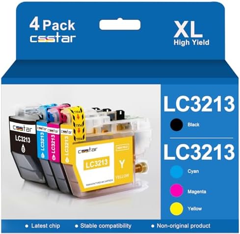 LCL LC3213 Ink Cartridge Replacement for Brother LC-3213 LC3213 LC ...