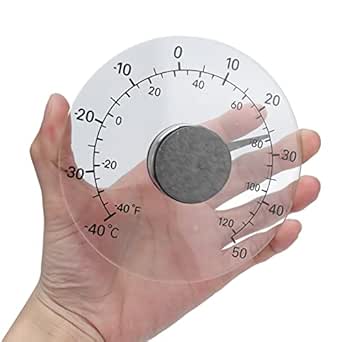 Outdoor Window Thermometer, Stick On Window Thermometer Temperature ...