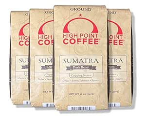 Amazon.com : High Point Coffee, Dark Roast Ground Coffee - Sumatra 48 ...