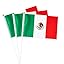 Amazon.com : Italy Flag Italian Small Stick Mini Hand Held Flags ...