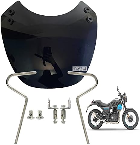 Dhe Best Bike Plastic Windscreen Visor Front Windshield Wind Deflectors ...