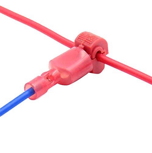 Futaba Quick Splice Wire Terminal Connector (0.3-1 mm, Red) - Pack of ...