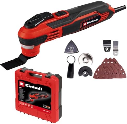 Einhell 350W Oscillating Multi Tool - 40,000 RPM Power Tool with LED ...