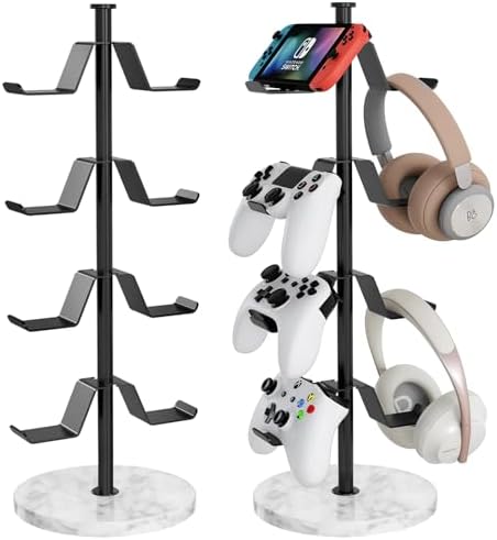 Amazon.com: Karanava Controller Holder 4 Tier,Headphone Stand ...
