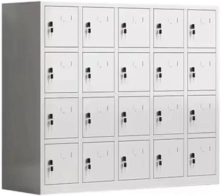 Amazon.com: 20-Grid All-Steel Smart Phone Locker with Individual Key ...
