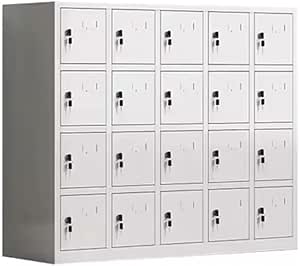 Amazon.com: 20-Grid All-Steel Smart Phone Locker with Individual Key Locks - Secure Exam Room ...
