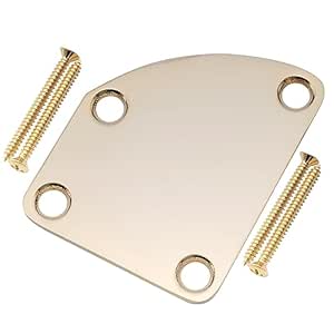 Ubervia® Pro Steel Contoured Heel Neck Plate for Strat Tele Electric ...
