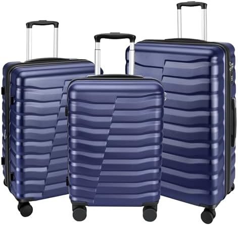 Amazon.com | WireHot Lightweight Luggage with Spinner Wheels & YKK ...