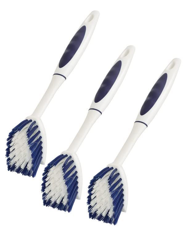 Yinshan Wash Basin/Toilet Seat/Sink Cleaning Brush, White And Blue, Pack of 3 : Amazon.in: Home ...