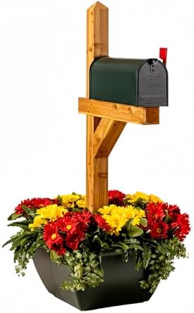 Amazon.com : SnapPot® Post Planter – 24" White Resin Flower Pot for 4x4 ...