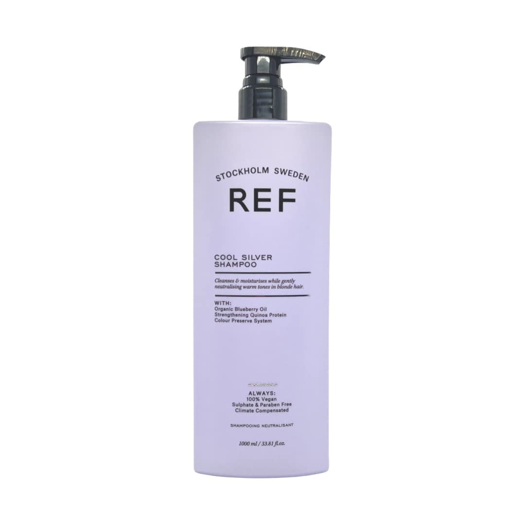 Amazon.com : Ref Cool Silver Shampoo 1000ml Sulphate free shampoo with ...