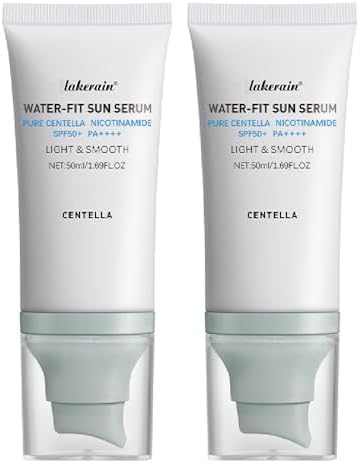 Amazon.com: 2 Pcs Centella Sunscreen SPF 50, Centella Water-Fit Sun ...
