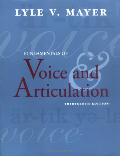 Fundamentals of Voice and Articulation (NAI): 9780072837308: Speech ...