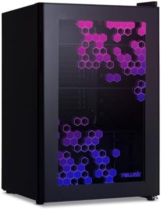 Amazon.com: NewAir 126 Can Beverage Fridge with LED Color Changing Door ...