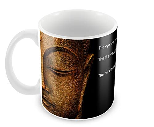 Buy HUMWE Ceramic Spiritual & Devotional Buddha Quote on Mind & Tea Cup ...