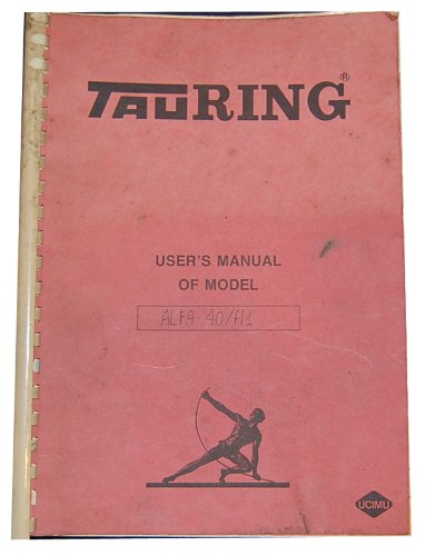 Tauring ALFA 40 Angle Roll Users Manual: Tauring: Amazon.com: Books