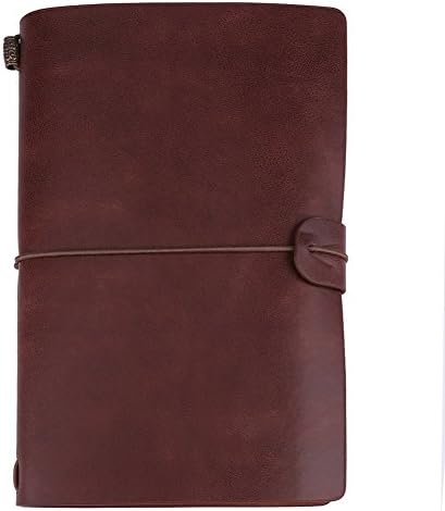 HEEPDD Travel Journal, 5 Colors Retro Classic PU Leather Travel Journal ...
