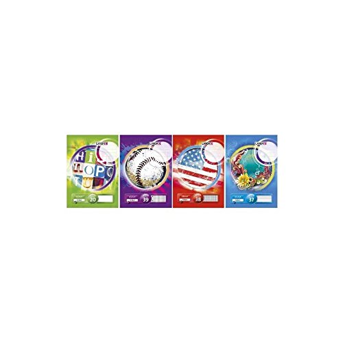 LANDRÉ 100050058 LandR Exercise Book DIN A5, Lineatur 4/liniert 32 ...