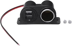 Amazon.com: VizGiz Car Under Dash Mount Cigarette Lighter 3.1A Dual USB ...