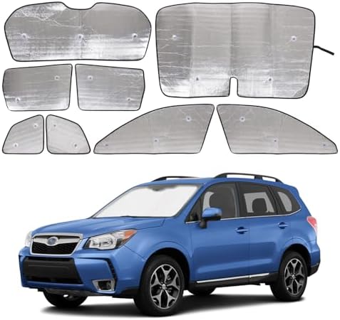 Amazon.com: Windshield Sunshade Kit for Subaru Forester SJ 2014-2018 ...