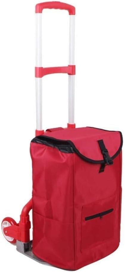 Amazon.com: Lightweight Folding Shopping Trolley, Aluminum Alloy Cart ...