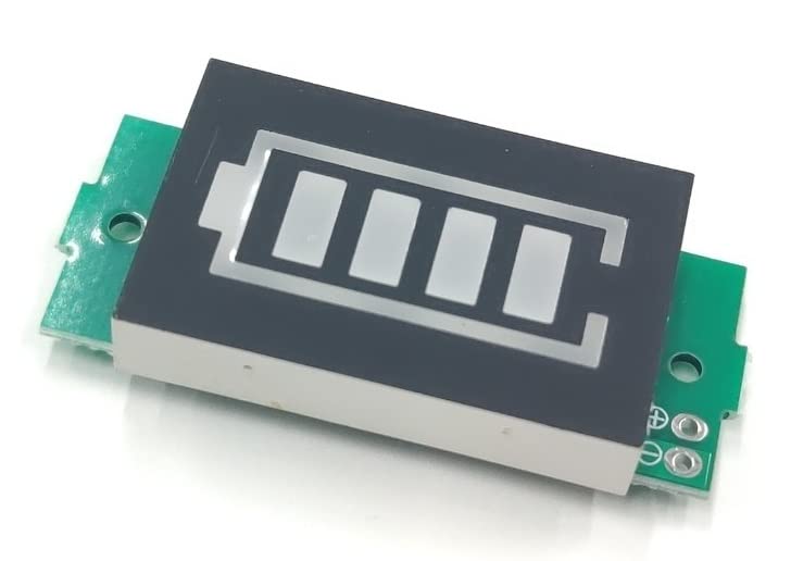 ESPtronics 1 Pc Lithium Battery Indicator 18650 Level Lead Acid Green ...