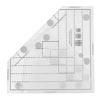 Amazon.com: Mini Quilt Ruler, Pineapple Trim Tool Mini Quilt Ruler ...