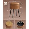 VASAGLE EKHO Collection - Storage Ottoman, Dressing Table Stool ...