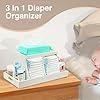 Amazon.com: Three colors Diaper Caddy Organizer, Wooden Diaper ...