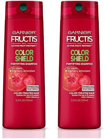 Amazon.com : Garnier Fructis Color Shield Shampoo, Fortifying Shampoo ...
