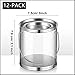 Amazon.com: [12-Pack] Mini Clear Plastic Paint Cans with Metal Lids ...