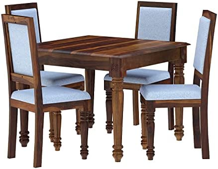 WOODBONE 4 Seater Wood Dining Table 4 Seater | Wooden Dining Table 4 ...