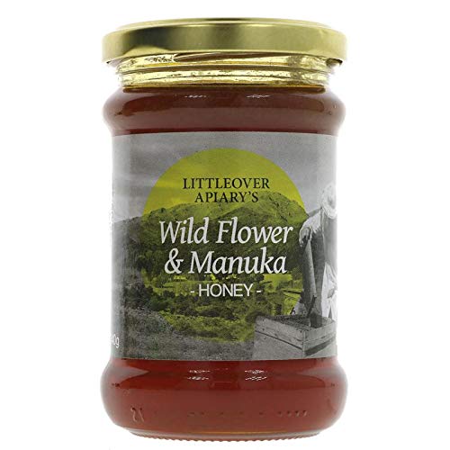 Amazon.com : Littleover Apiaries Manuka Wildflower Honey 340g (Pack of ...
