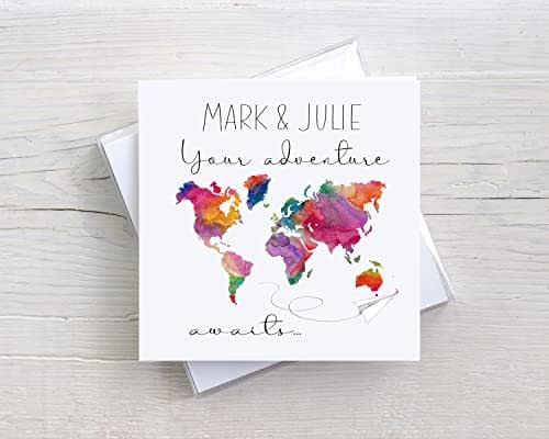 Personalised Emigrating Card, You're Moving Card, Good Luck Gift, New ...