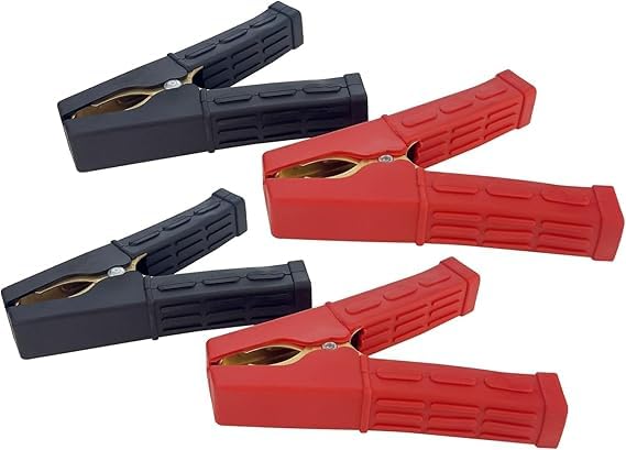 Heavy Duty Pure Copper Alligator Clips | 100-500A Jumper Cable Clamps ...