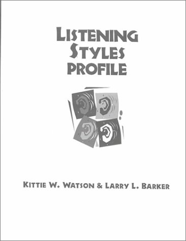 Listening Styles Profile, Combo Package: Answer Sheet 25 Pack and the ...
