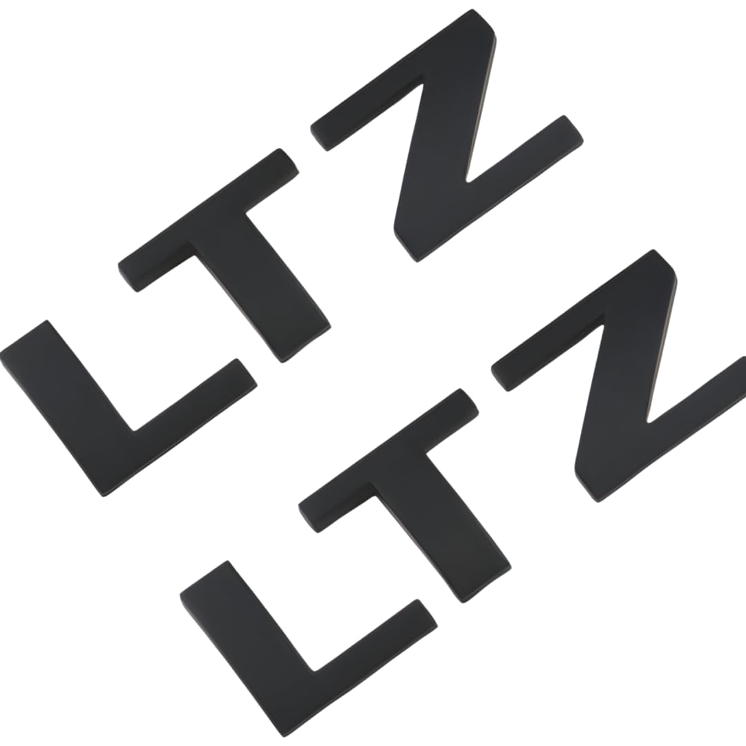 Amazon.com: LTZ Letter Badge Emblem 2-PC - 3D Design for Chevrolet ...