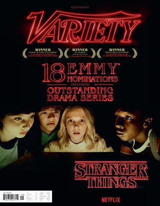VARIETY Magazine, July 18, 2017; Comic-Con Preview, Stranger Things ...