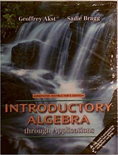 Amazon.com: Introductory Algebra: Through Applications, Annotated ...