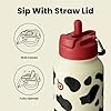 BOTTLE BOTTLE Insulated Water Bottle 950ml(32oz) Stainless Steel Sports Water Bottles with Straw ...