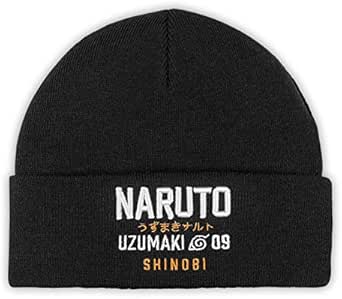Bioworld Naruto Uzumaki Shinobi Bonnet pour adulte Noir, Noir , taille ...