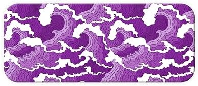 Mouse Pad Gamer Onda Japonesa 90x40 mousepad gamer Extra Grande (Roxo ...