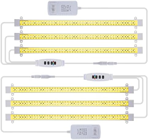 Amazon.com : Enhon 6 Pack LED Plant Grow Light Strips for Indoor Plants ...