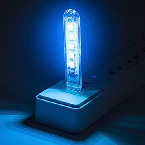 Eatech Mini Portable USB LED Light 5 LEDs in 1 SMD 5050 5V RGB Multi Color Change Night Lamp ...