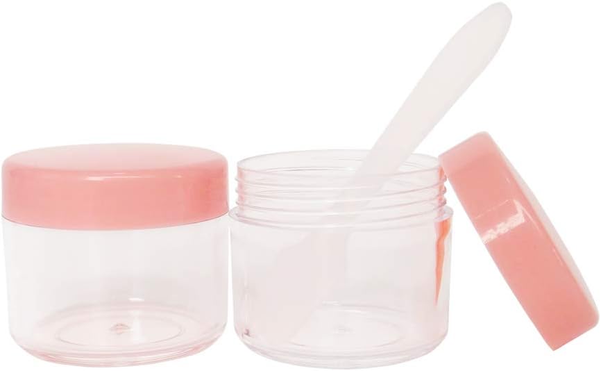 GreatforU 20pack 20g Empty Sample Jars, 20ml Small Plastic Refillable ...